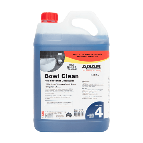 Bowl Clean Anti-Bacterial Detergent 5L (BOW5)
