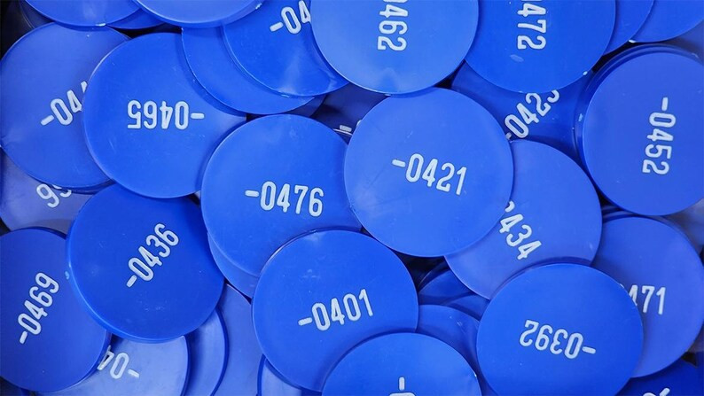 Medium Raffle Drum and Token Set - available with up to 1500 tokens ...