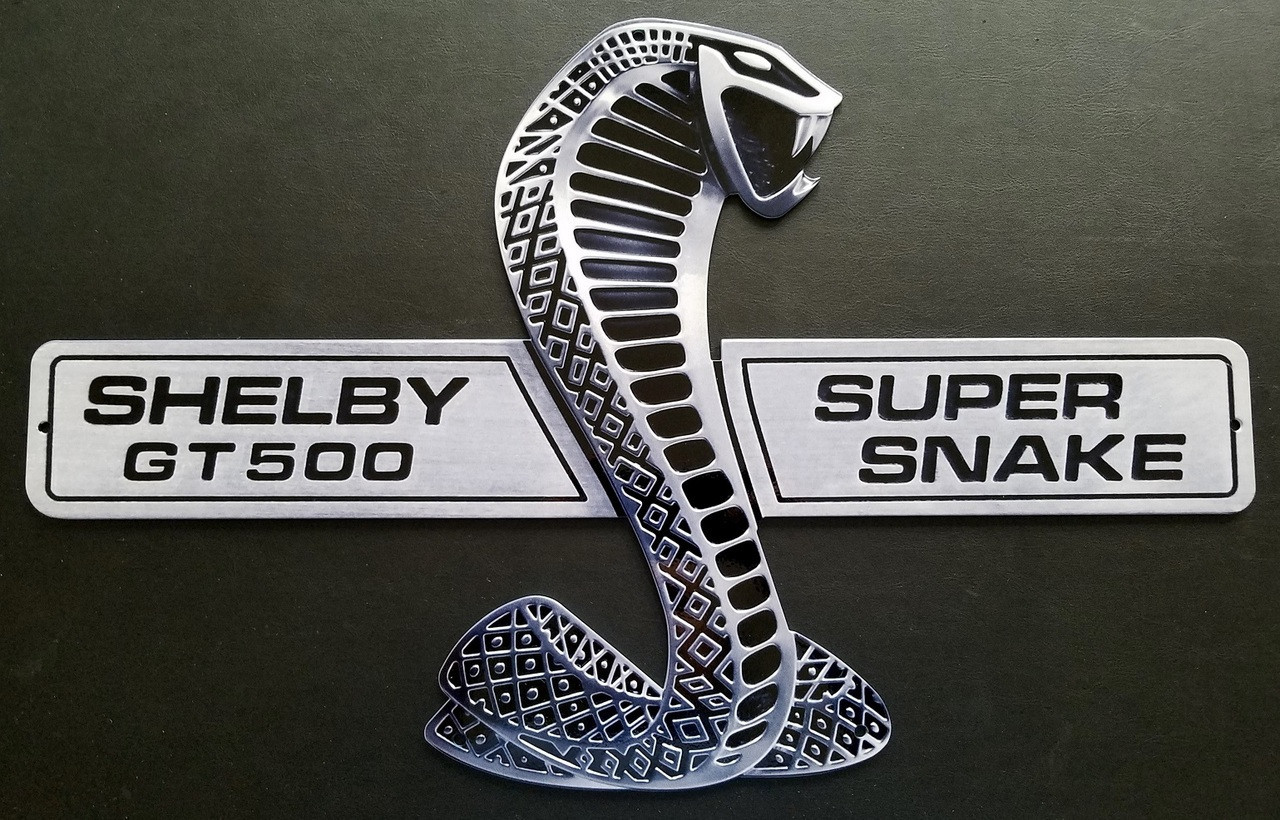 Shelby Cobra Super Snake GT500 Steel Sign