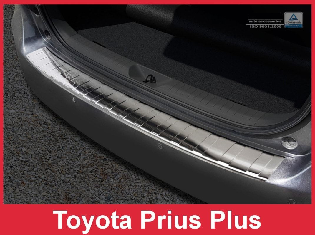 2013-2015 Toyota Prius - Stainless Steel Rear Bumper Protector Guard