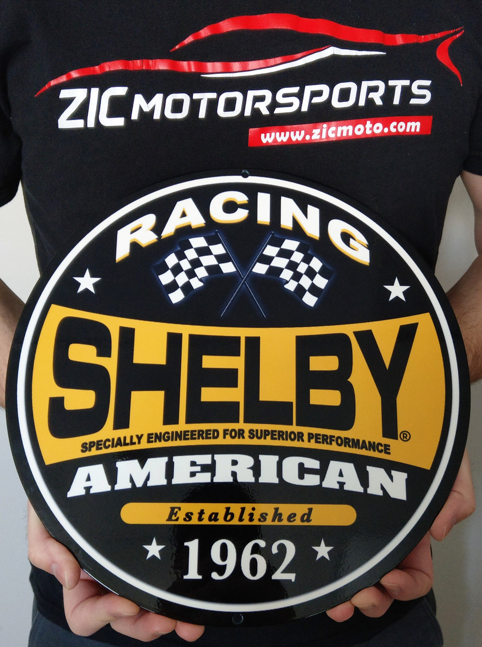 Shelby American Racing Steel Sign