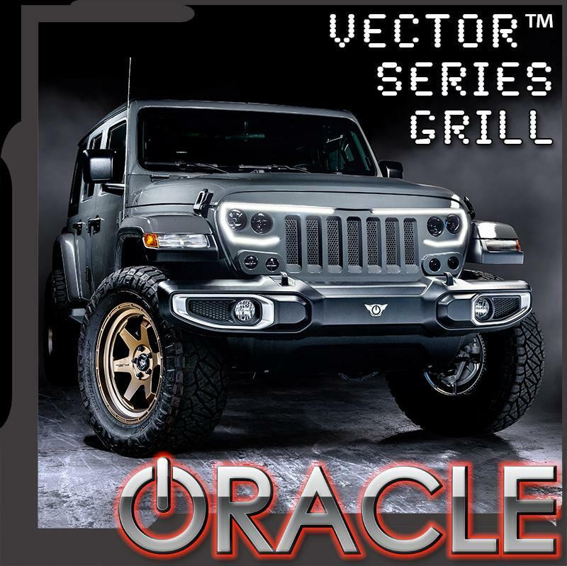ORACLE Lighting Vector Pro-Series full LED Grill for JEEP Wrangler JL/JT