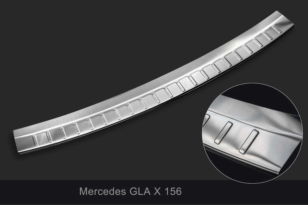 2014+ Mercedes-Benz GLA X156 - Stainless Steel Rear Bumper Protector