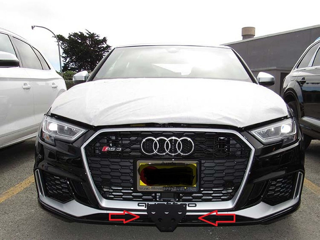 2017 - 2020 Audi RS3 - Quick Release Front License Plate Bracket