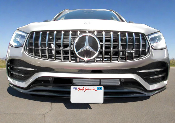 2020 Mercedes AMG GLC 43 - Quick Release Front License Plate Bracket