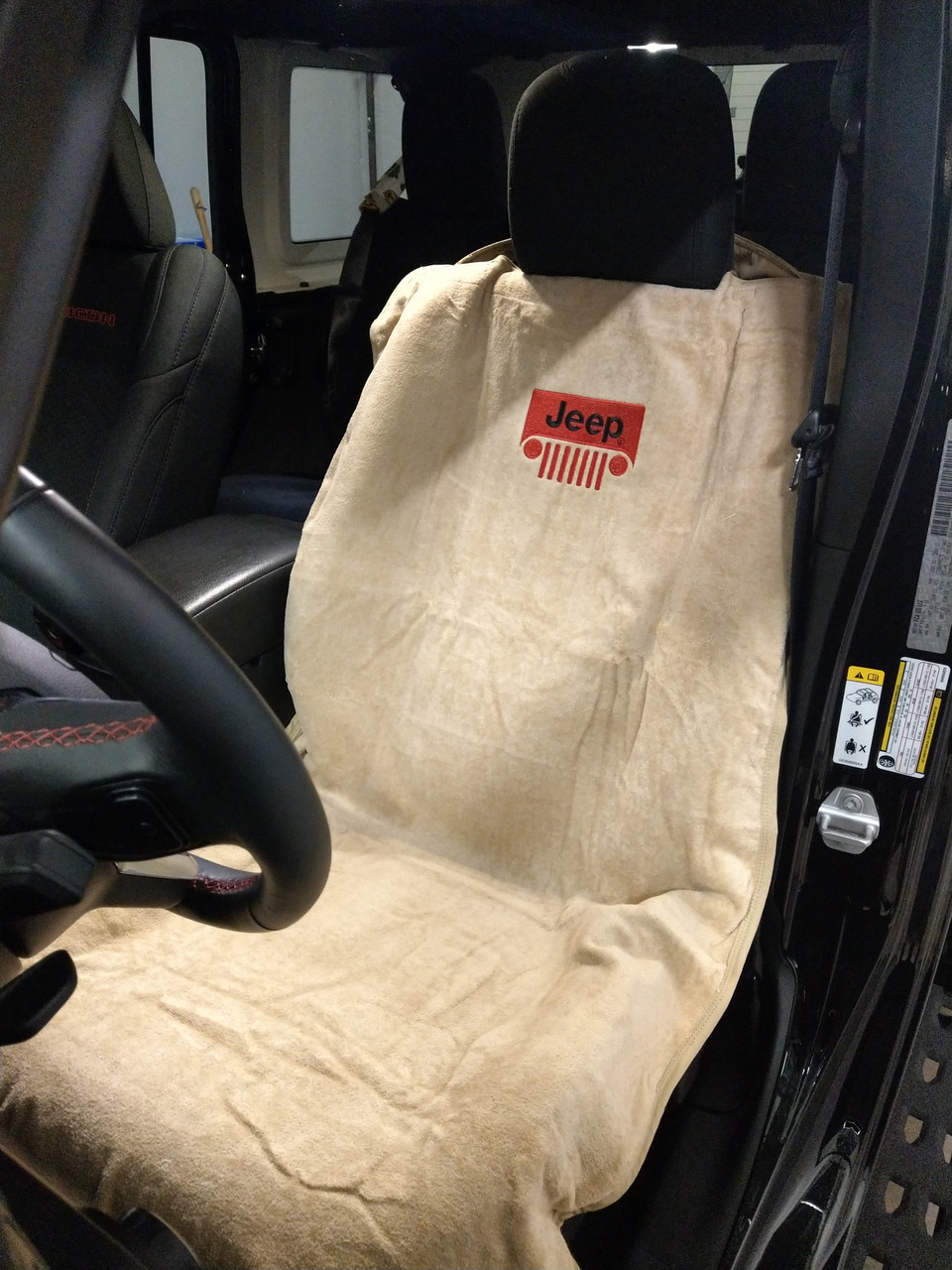 Seat Towel TAN Protection for Jeep Grille Wrangler and Gladiator Models ...