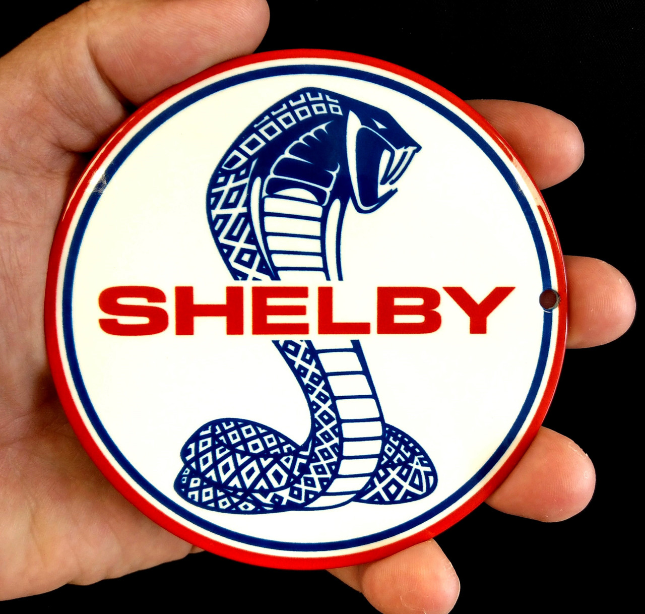Shelby Snake Vintage Steel Sign