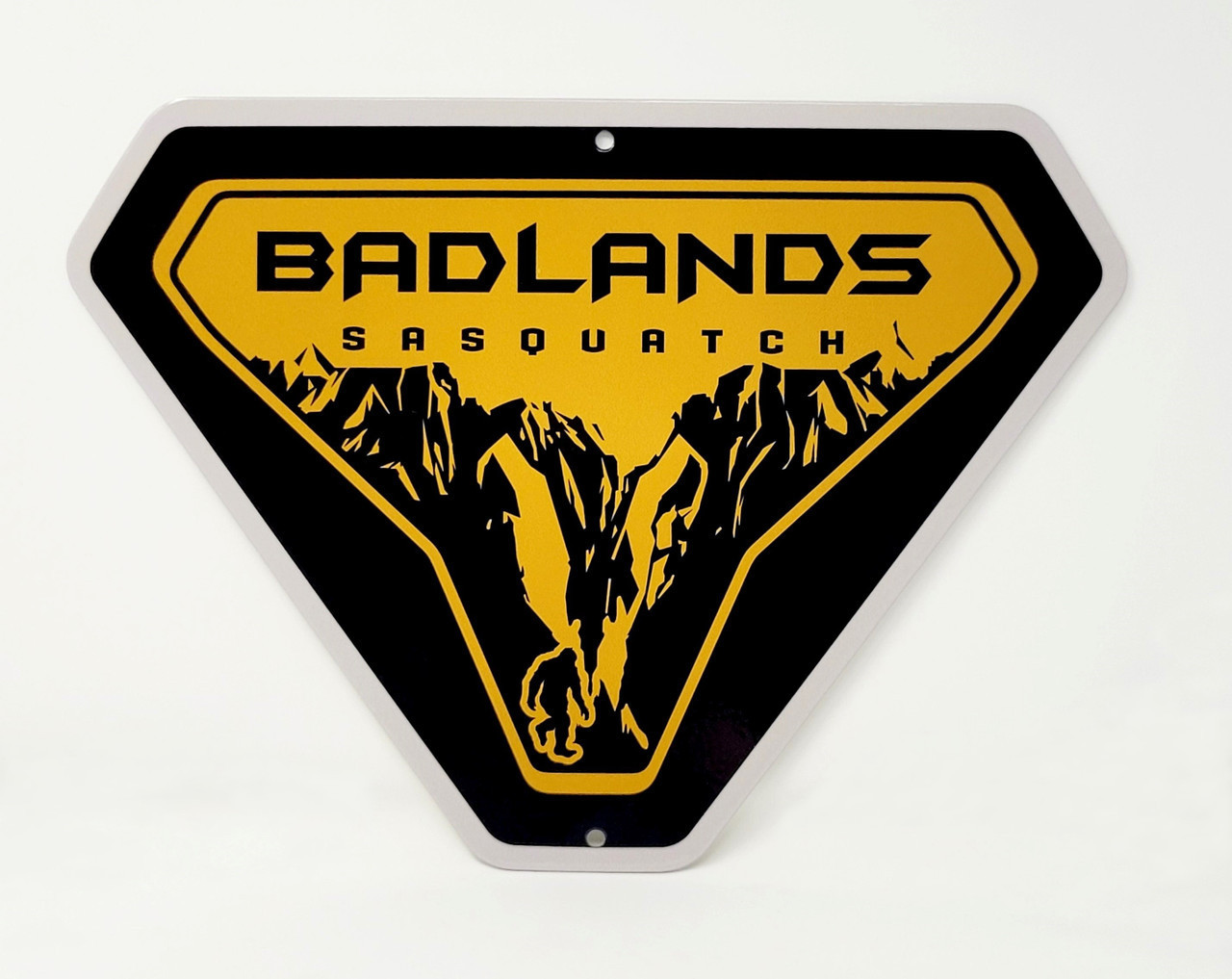 Ford Bronco BADLANDS Sasquatch Steel Sign - ZIC Motorsports