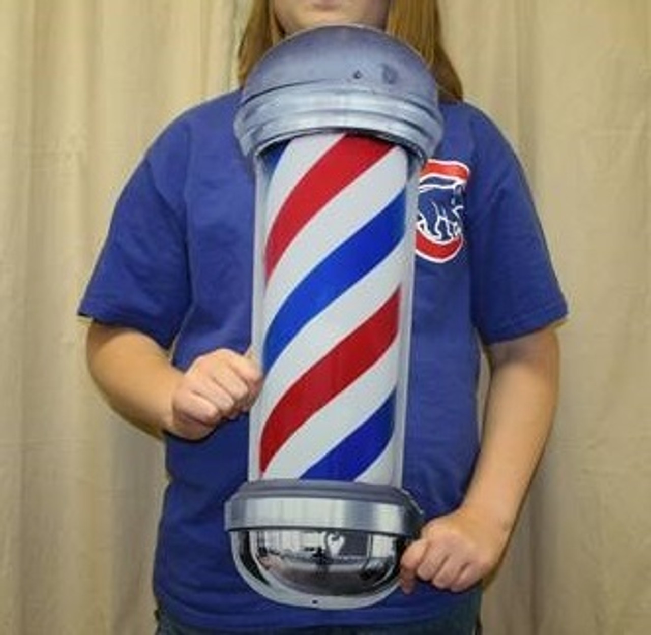 Barber Shop Pole Steel Sign