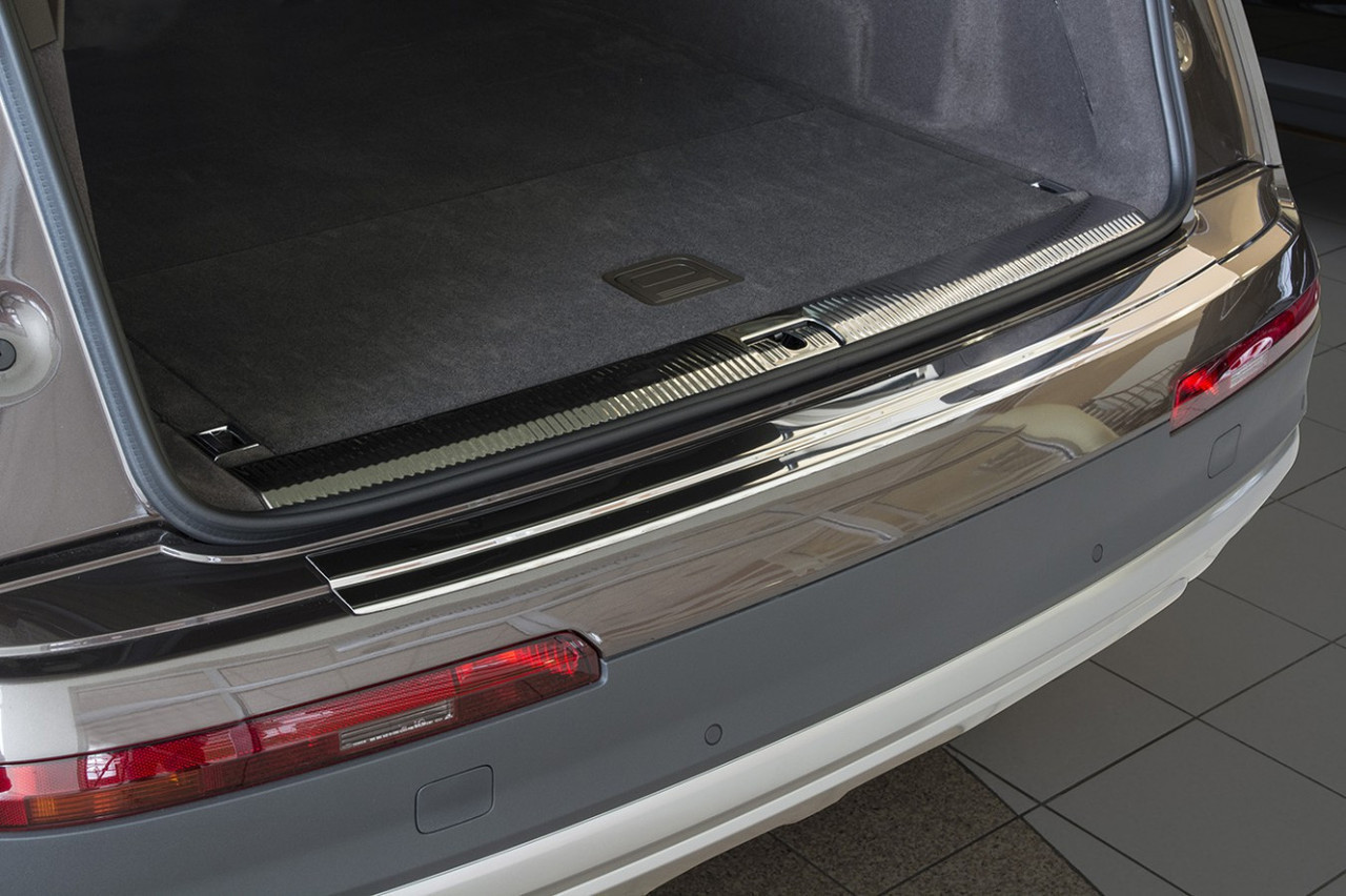 2016-2019 Audi Q7 - Stainless Steel Rear Bumper Protector Guard