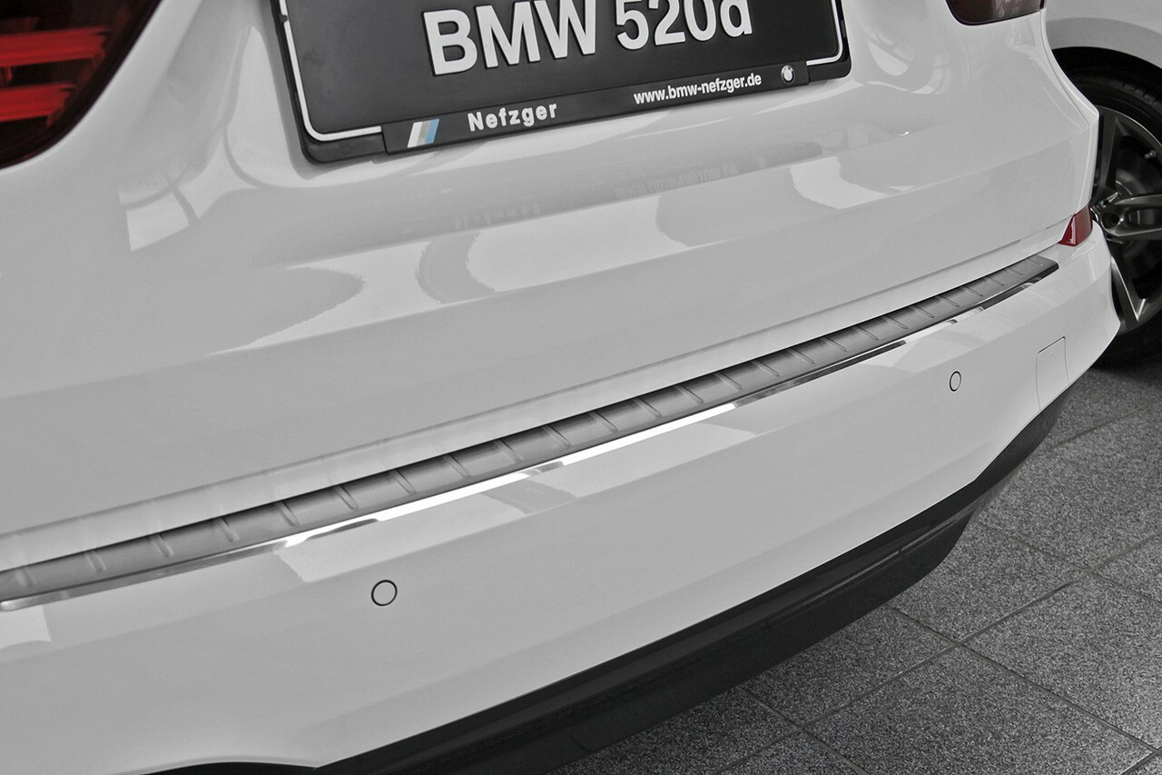2010+ BMW 5 Series GT F07 - Stainless Steel Rear Bumper Protector