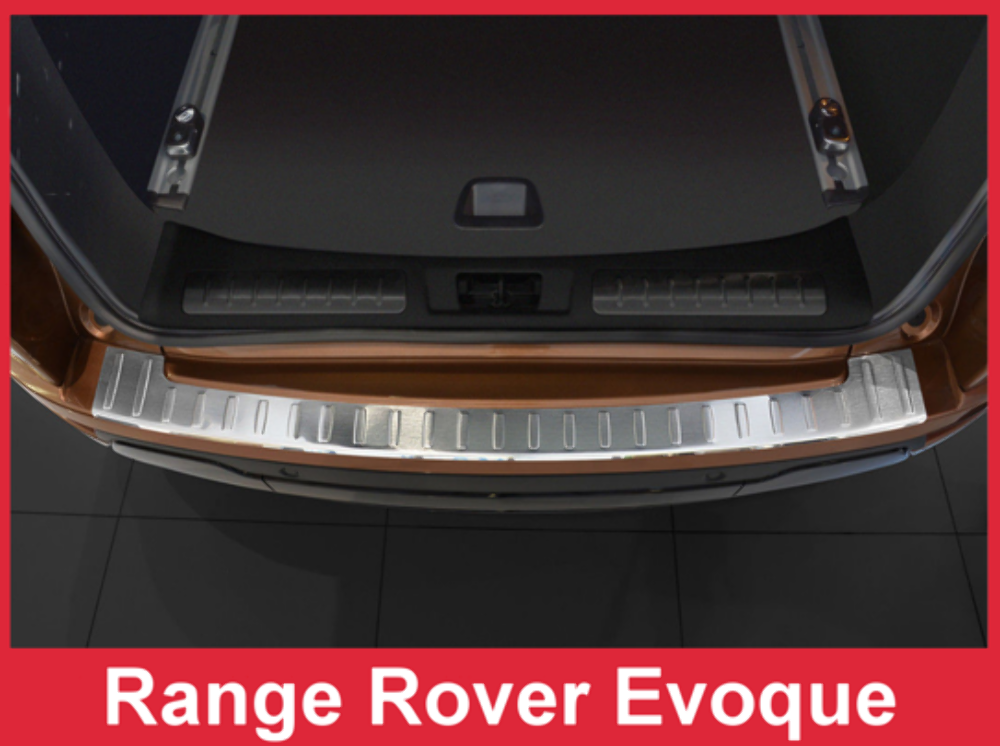 2012-2018 Range Rover Evoque - Stainless Steel Rear Bumper Protector