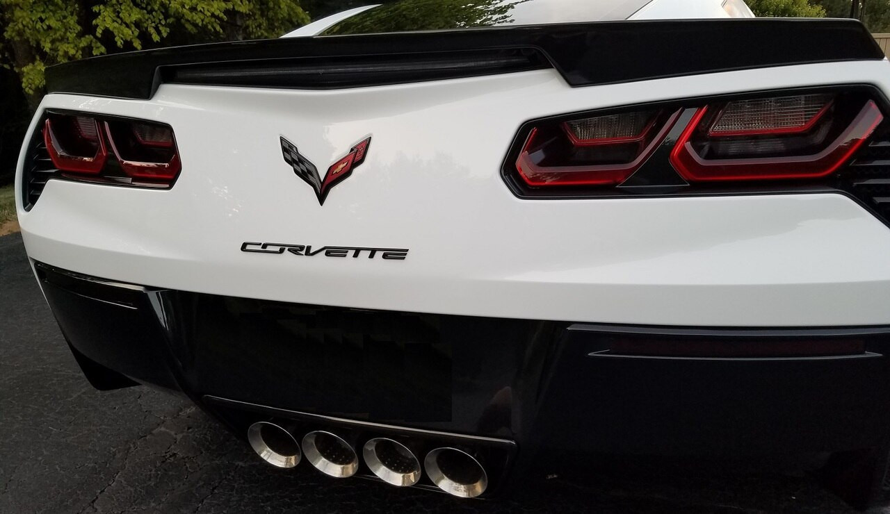 2014-2017 Corvette C7 Rear Lights Blackout