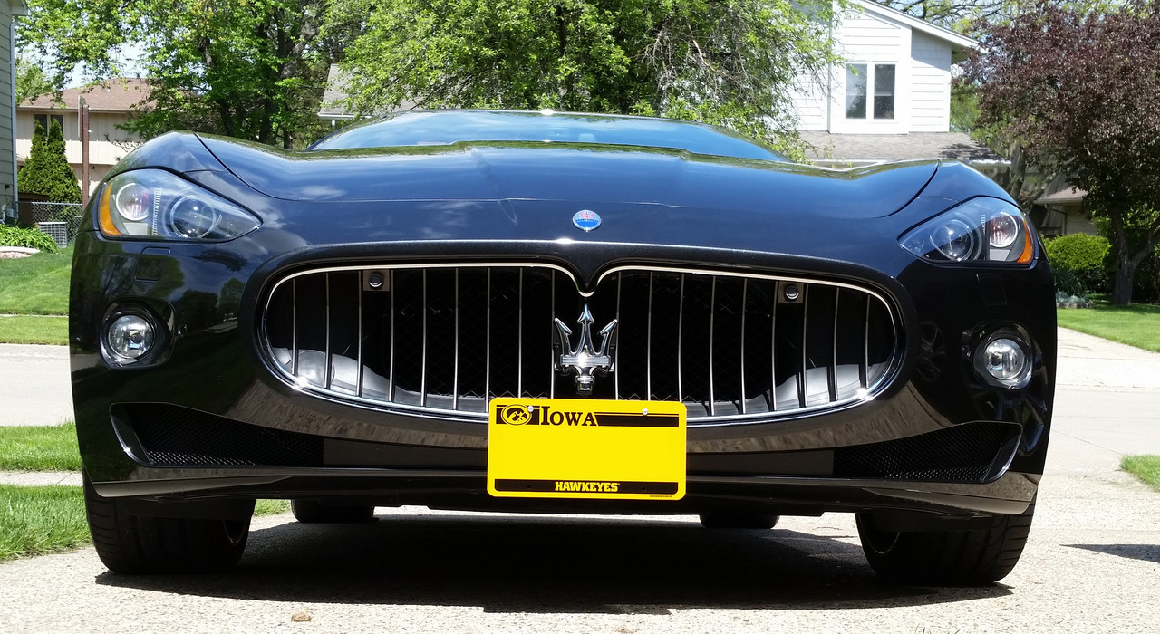 2009-2011 Maserati Gran Turismo - Removable Front License Plate Bracket