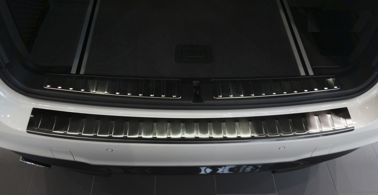 2015-2017 BMW X3 F25 - Graphite Black Stainless Steel Rear Bumper ...