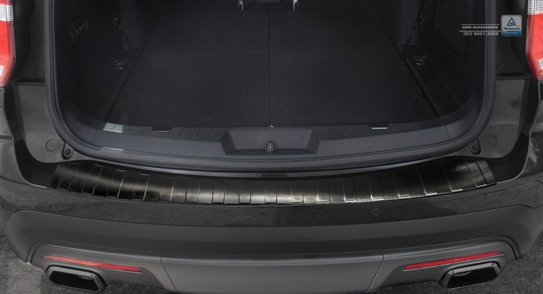2011 - 2015 Ford Explorer - Graphite Stainless Steel Rear Bumper Protector