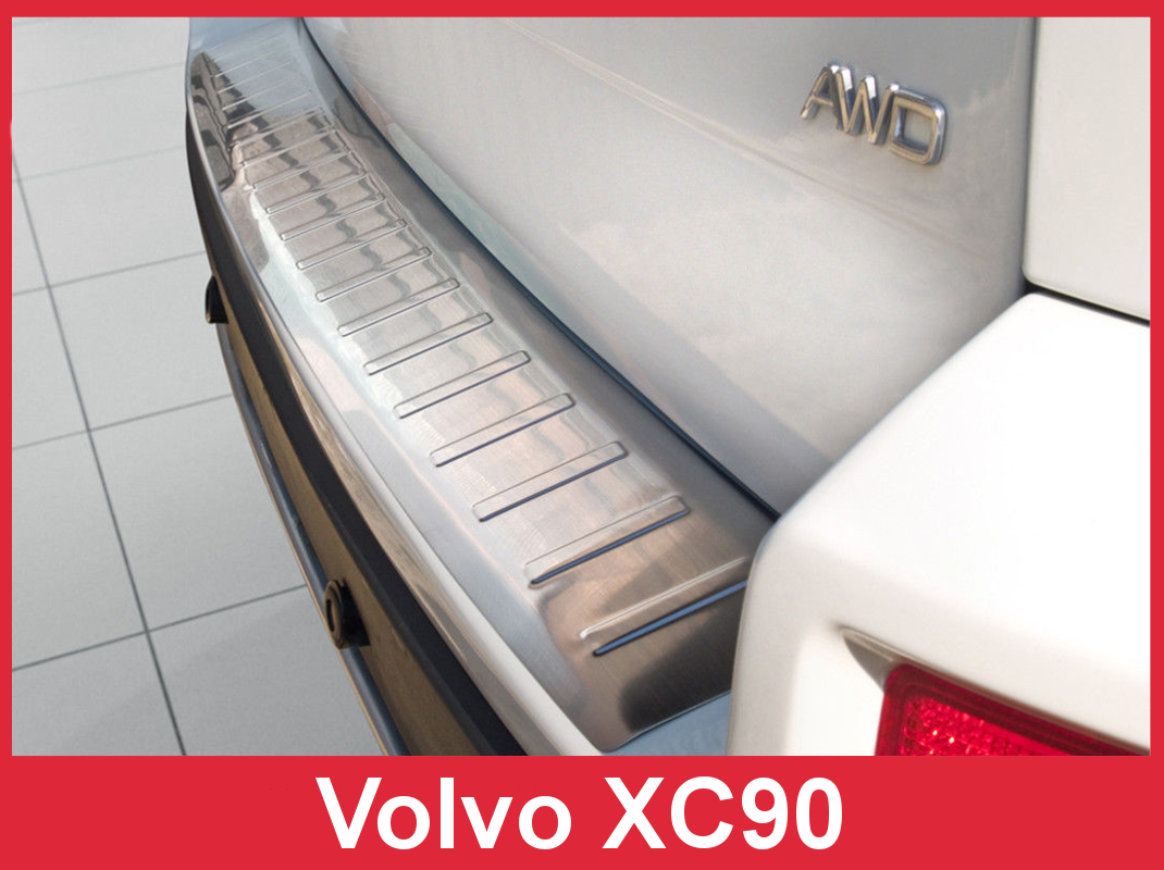 2007 - 2015 Volvo XC90 - Stainless Steel Rear Bumper Protector Guard
