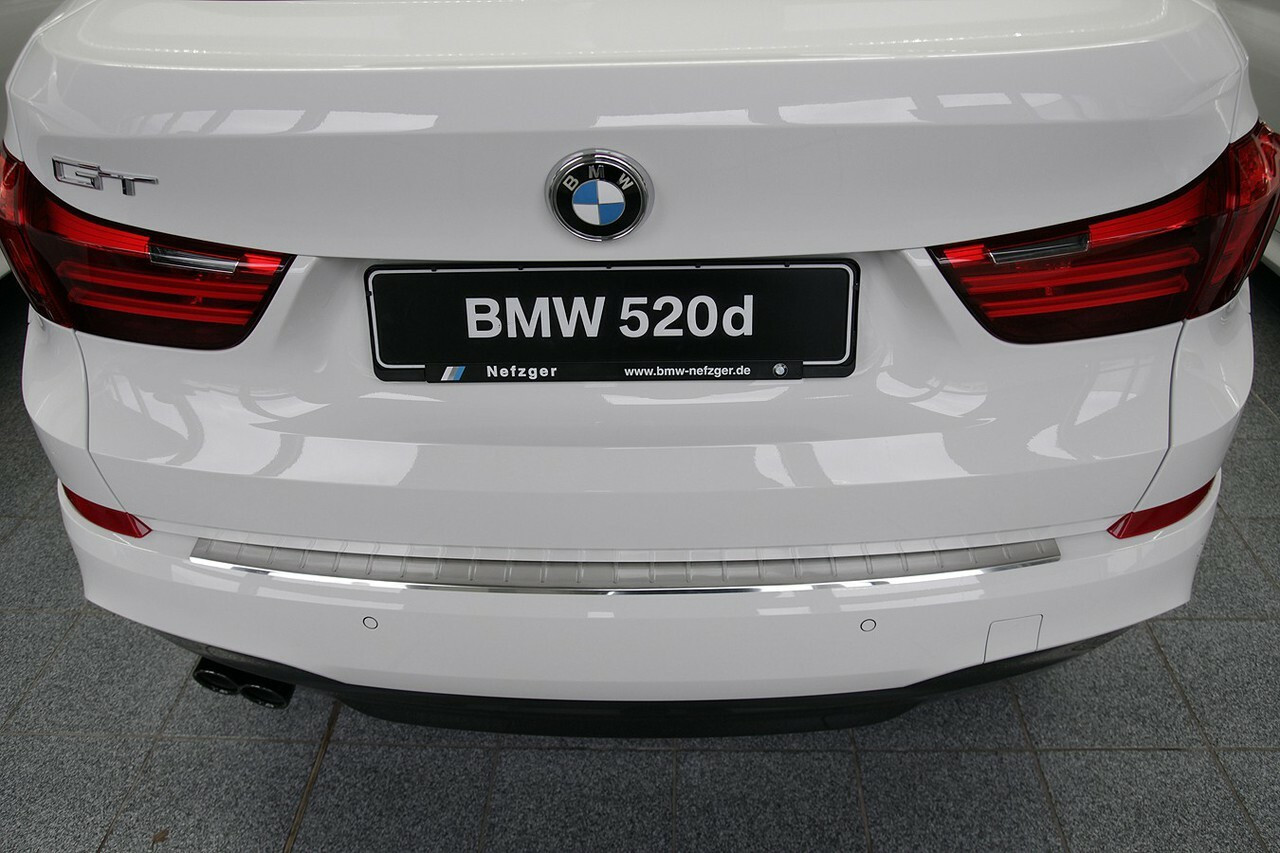 2010+ BMW 5 Series GT F07 - Stainless Steel Rear Bumper Protector