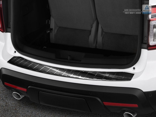 2011 - 2015 Ford Explorer - Graphite Stainless Steel Rear Bumper Protector