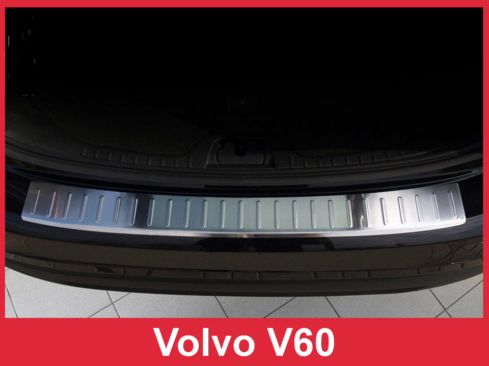 2012- 2016 Volvo V60 and Cross Country- Brushed Stainless Steel Rear ...
