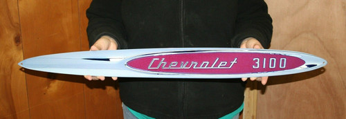 GM 1957 CHEVROLET 3100 Steel Sign Emblem Steel Sign