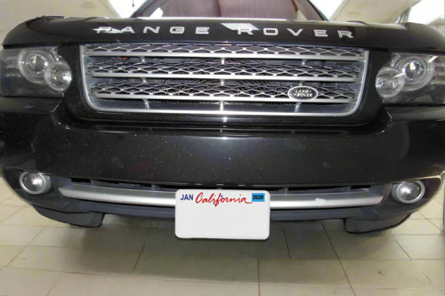 2012 Range Rover Supercharged - Quick Release Front License Plate Bracket