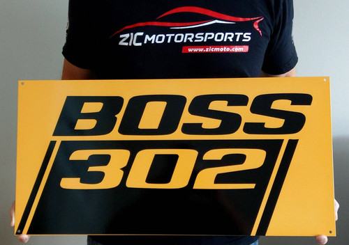 Mustang BOSS 302 Logo Steel Sign
