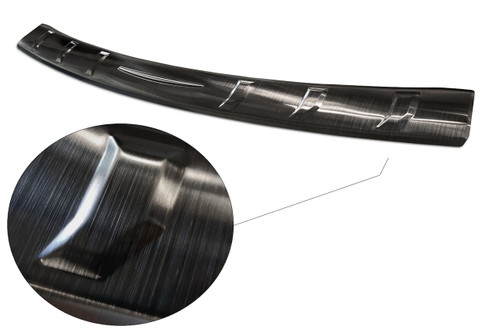 2015-2021 Ford Mustang Graphite Stainless Steel Rear Bumper Protector Guard