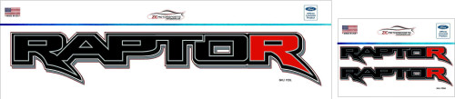 Ford Raptor "R" Vinyl Decal