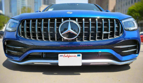 2023 Mercedes AMG GLC 43 - Quick Release Front License Plate Bracket