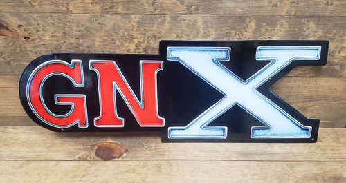 Buick Grand National GNX Emblem Logo Steel Sign
