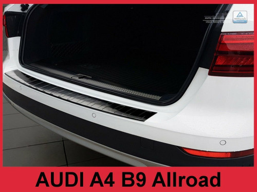 2017 + Audi A4 B9 Allroad - Graphite Stainless Steel Bumper Protector Guard