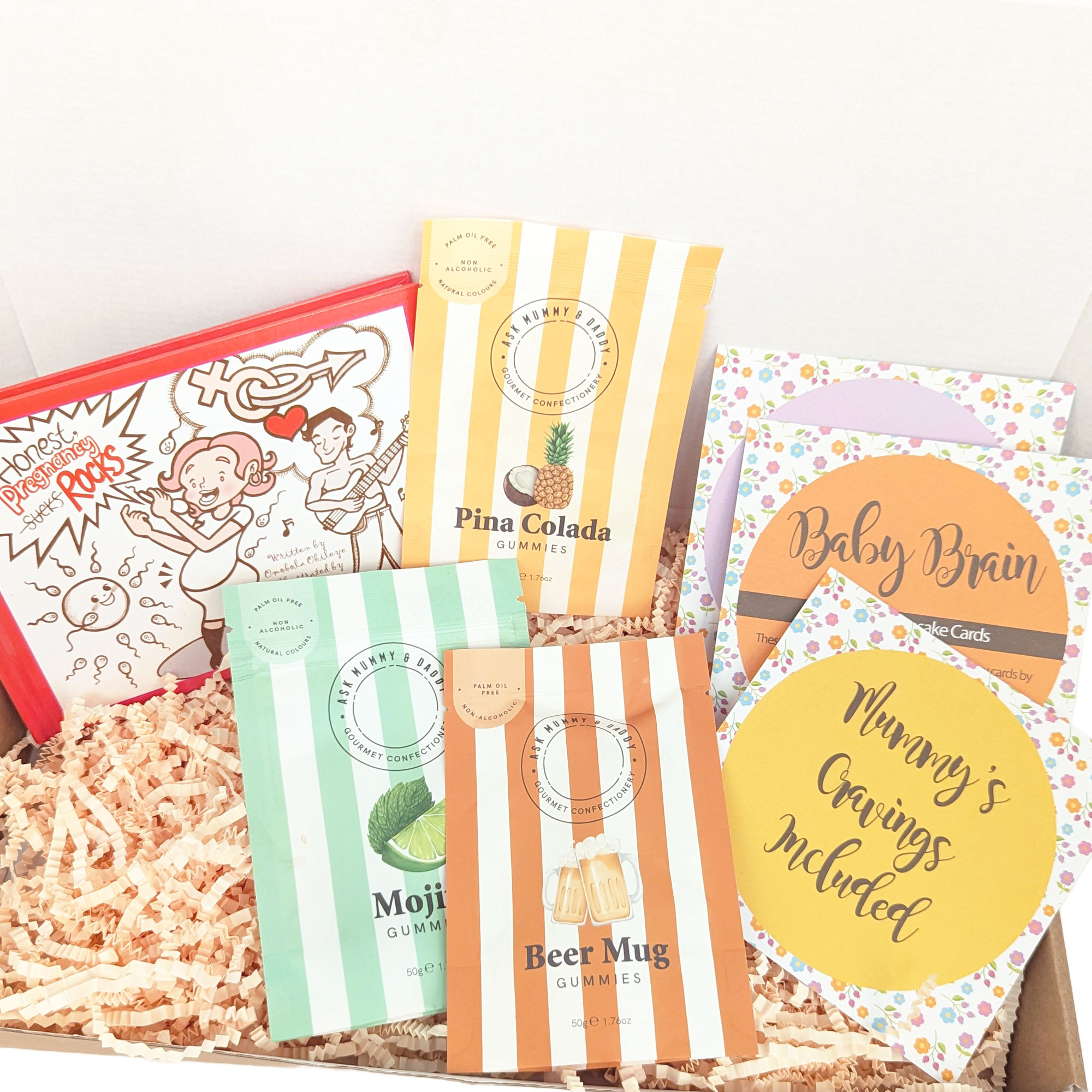 Pregnancy Gift- Pregnancy Rocks Book, Milestone Cards & Sweets - Baby Moi