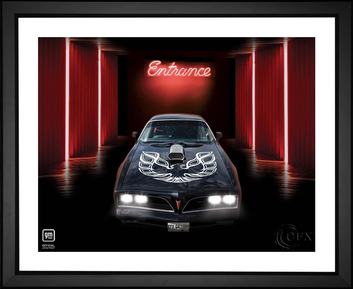 1977 Pontiac Trans AM in Neon Hall Fine Art Print Giclees