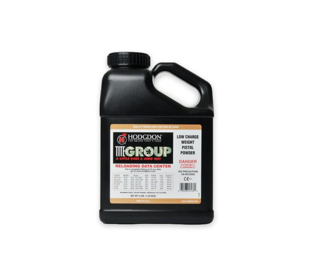 Hodgdon Gun Powder - Titegroup - 4 lb. - Mile High Shooting