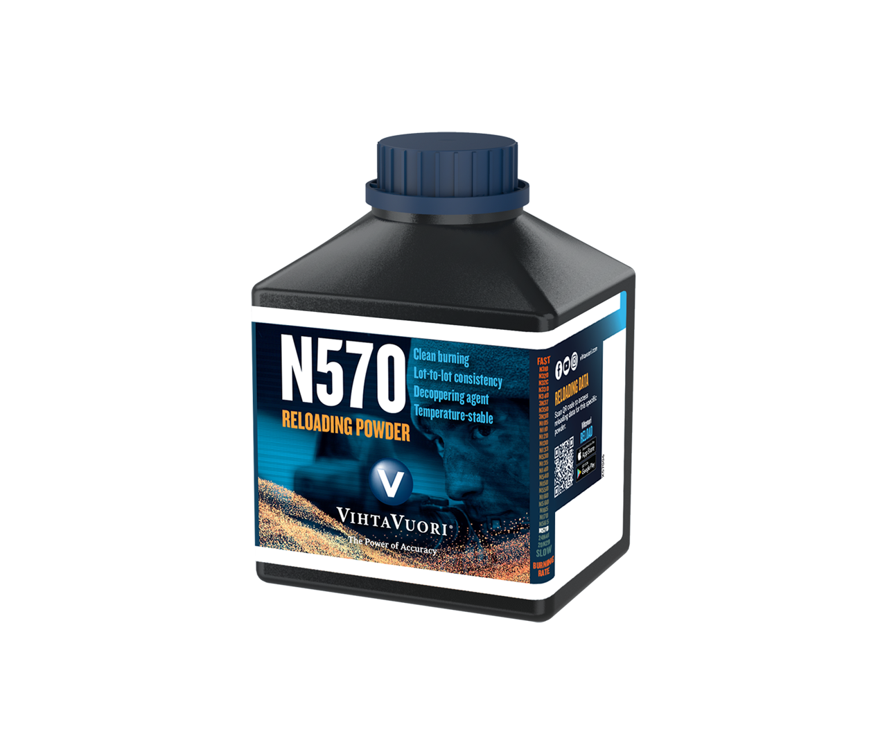 Vihtavuori Gun Powder - N570 - 1 lb. - Mile High Shooting