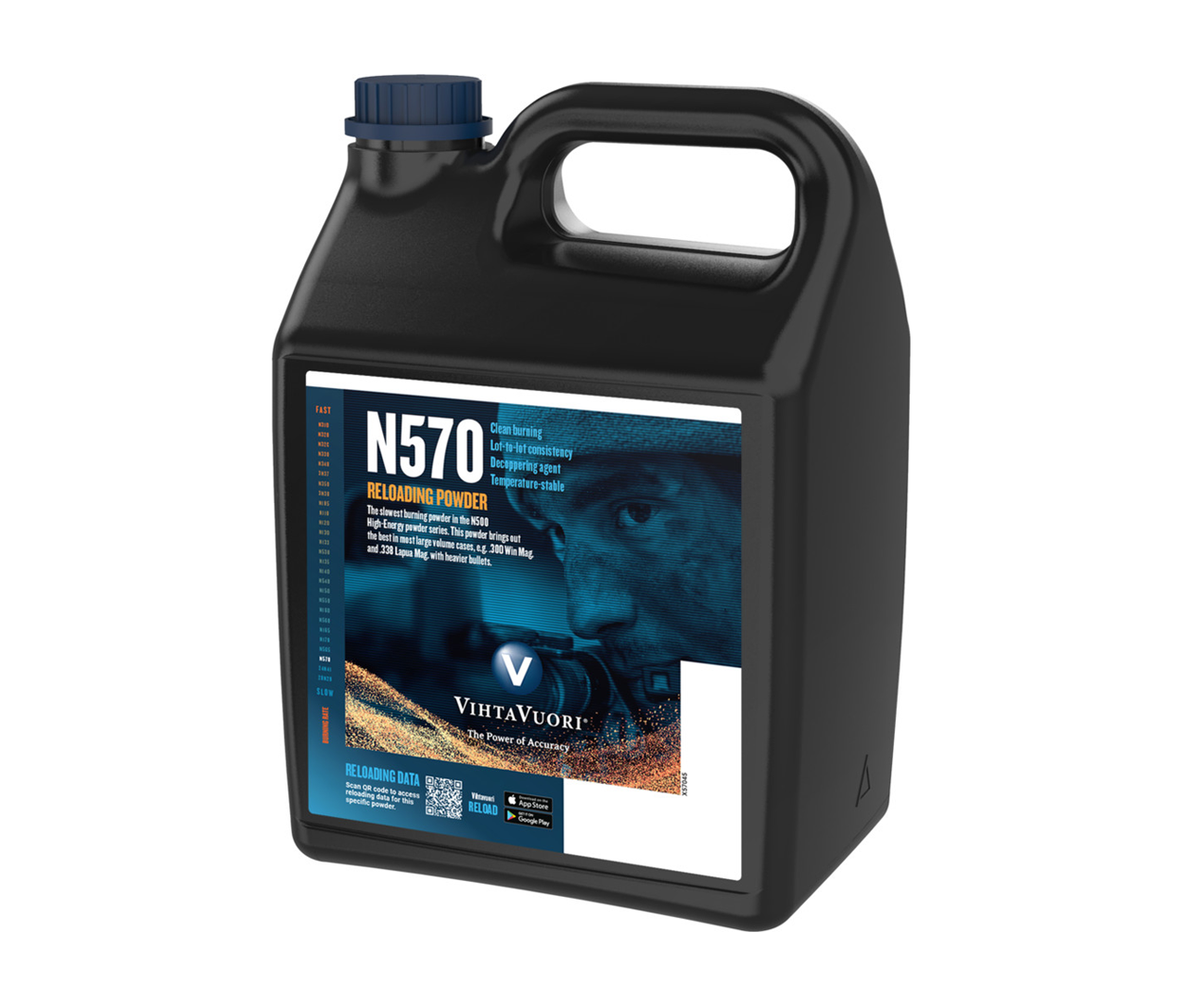 Vihtavuori Gun Powder - N570 8lb. - Mile High Shooting