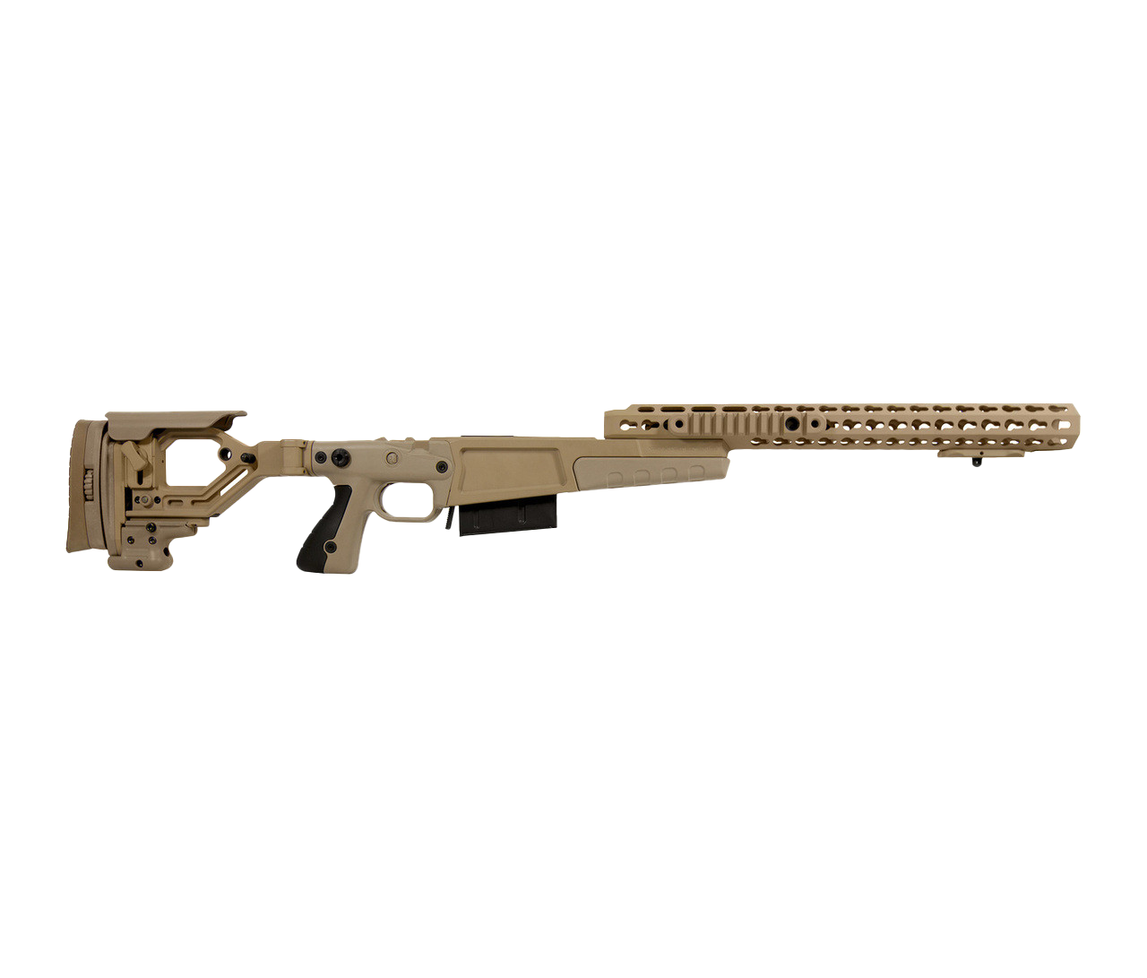 Accuracy International: AX AICS Chassis, Rem 700 LA - .300 - 16", PB ...