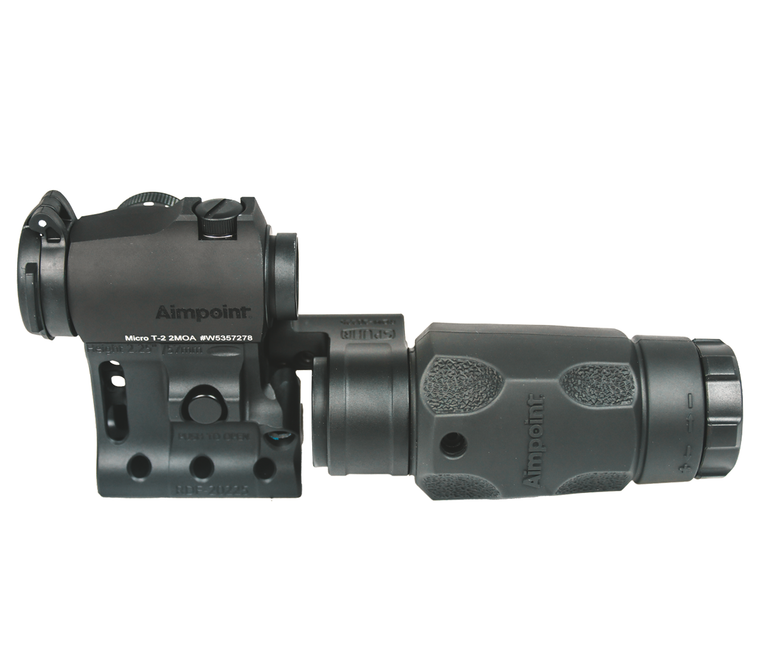 Spuhr - RDF-20225KIT: Mount, T-2 Red Dot and Magnifier Bundle