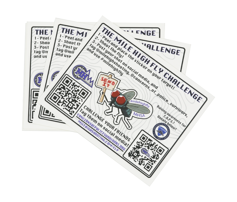 Mile High Shooting Accessories: Mile High Fly Sticker