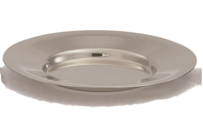6 3/4" Well Paten | Silver-Plated | Holds 25 Hosts - Holy Land Art ...