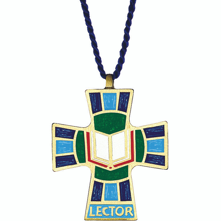 2 1/2" Antiqued Bronze Lector or Reader Pendant - Holy Land Art Company ...
