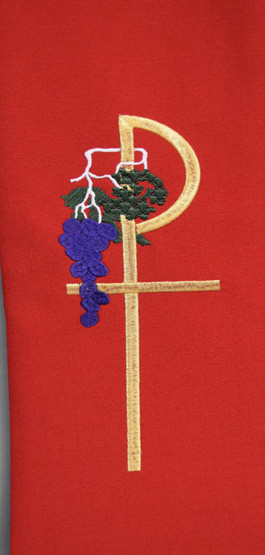 #709 Tau Rho Cross Overlay Stole | All Colors - Holy Land Art Company, LLC