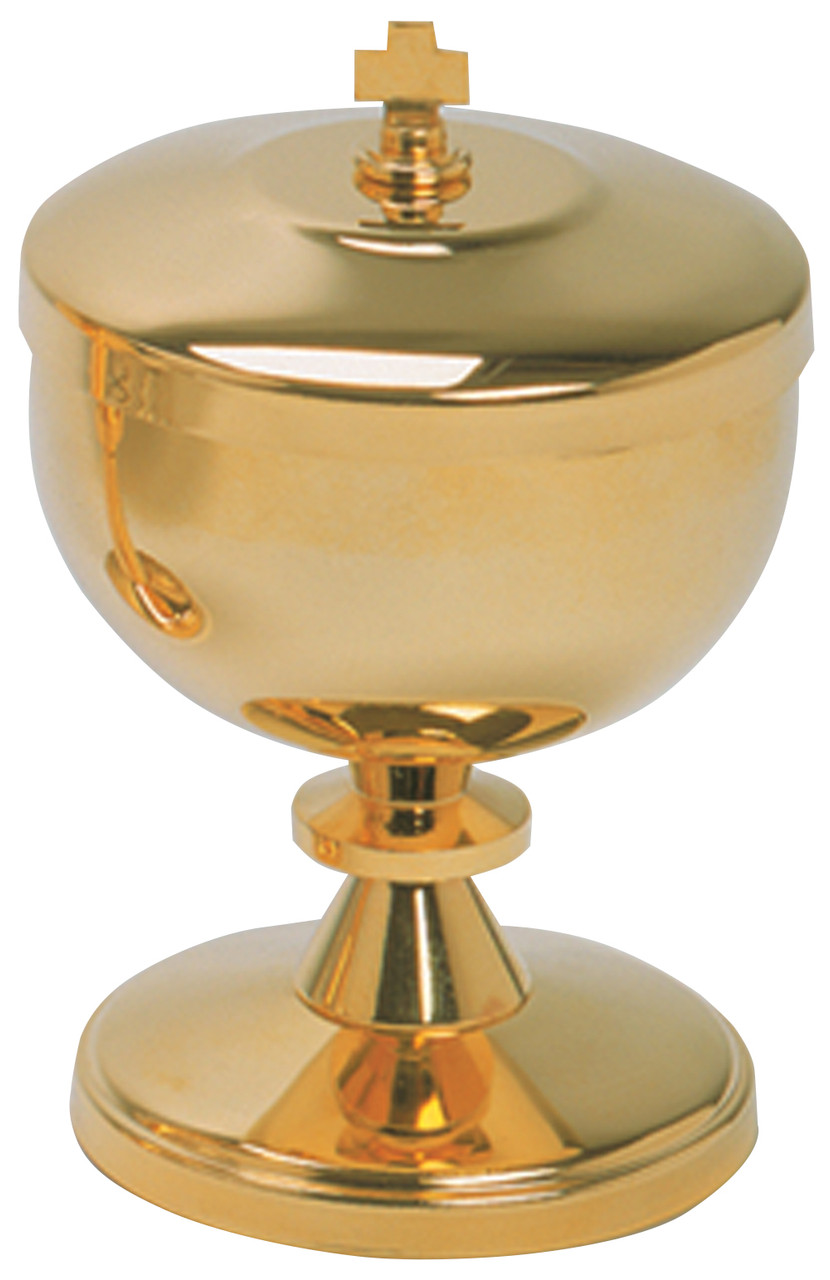 24K Gold Ciborium – Traditional Covered Design | Holy Land