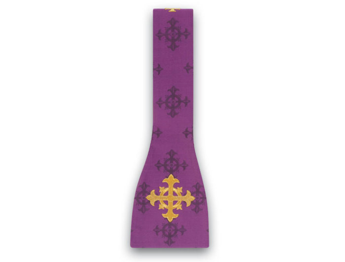 #3978 Embroidered Cross Maniple | 100% Polyester Damask | All Colors ...