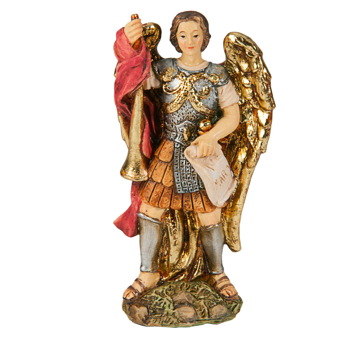 4" Saint Gabriel the Archangel Resin Statue - Holy Land Art Company, LLC