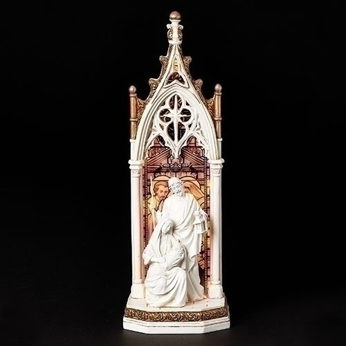 Holy Family LED Arch Window 11.75″ Resin Figure
