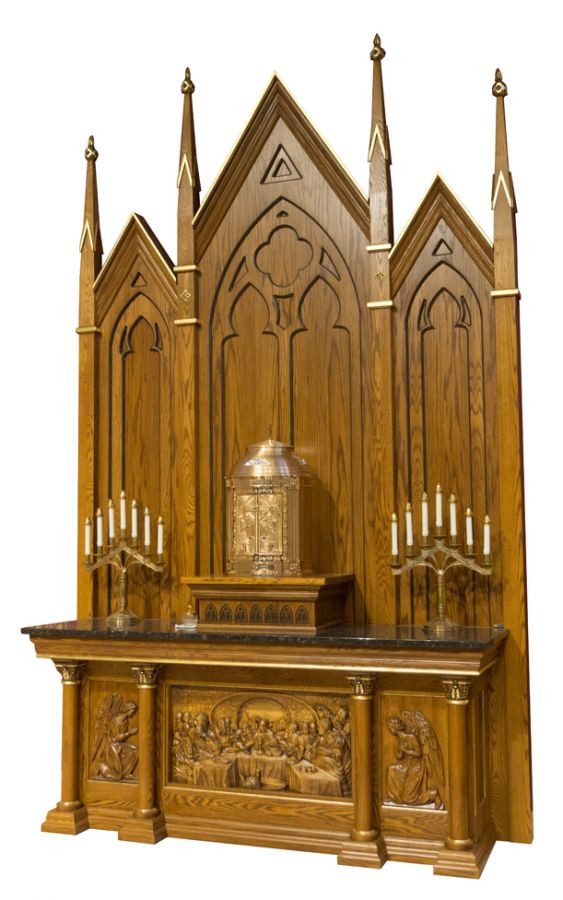 #48 Custom Reredos Panel | Oak | Multiple Finishes Available - Holy ...