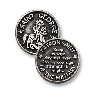 St. George Pocket Token Coin - Holy Land Art Company, LLC