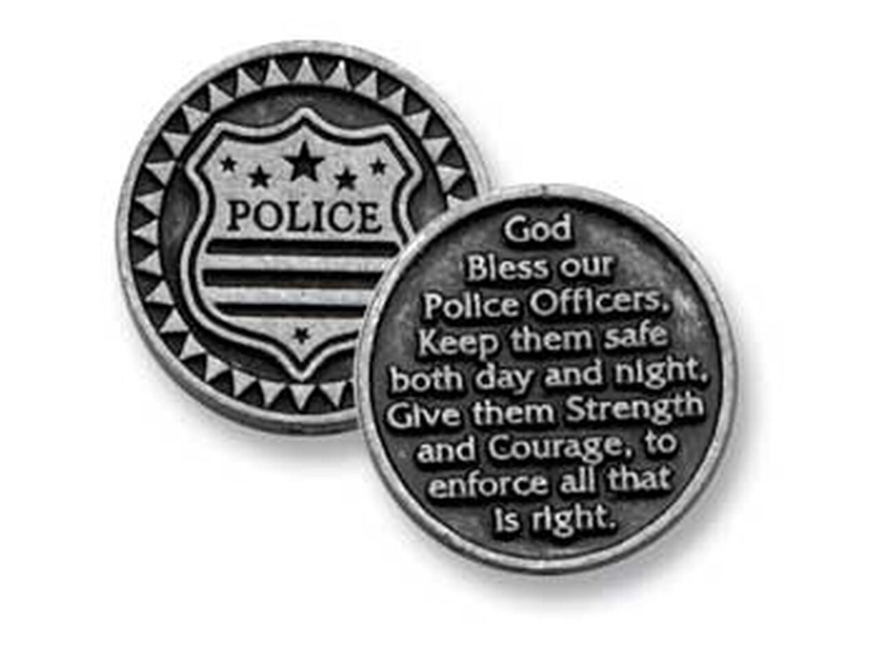 Police Pocket Token Coin - Holy Land Art Company, LLC